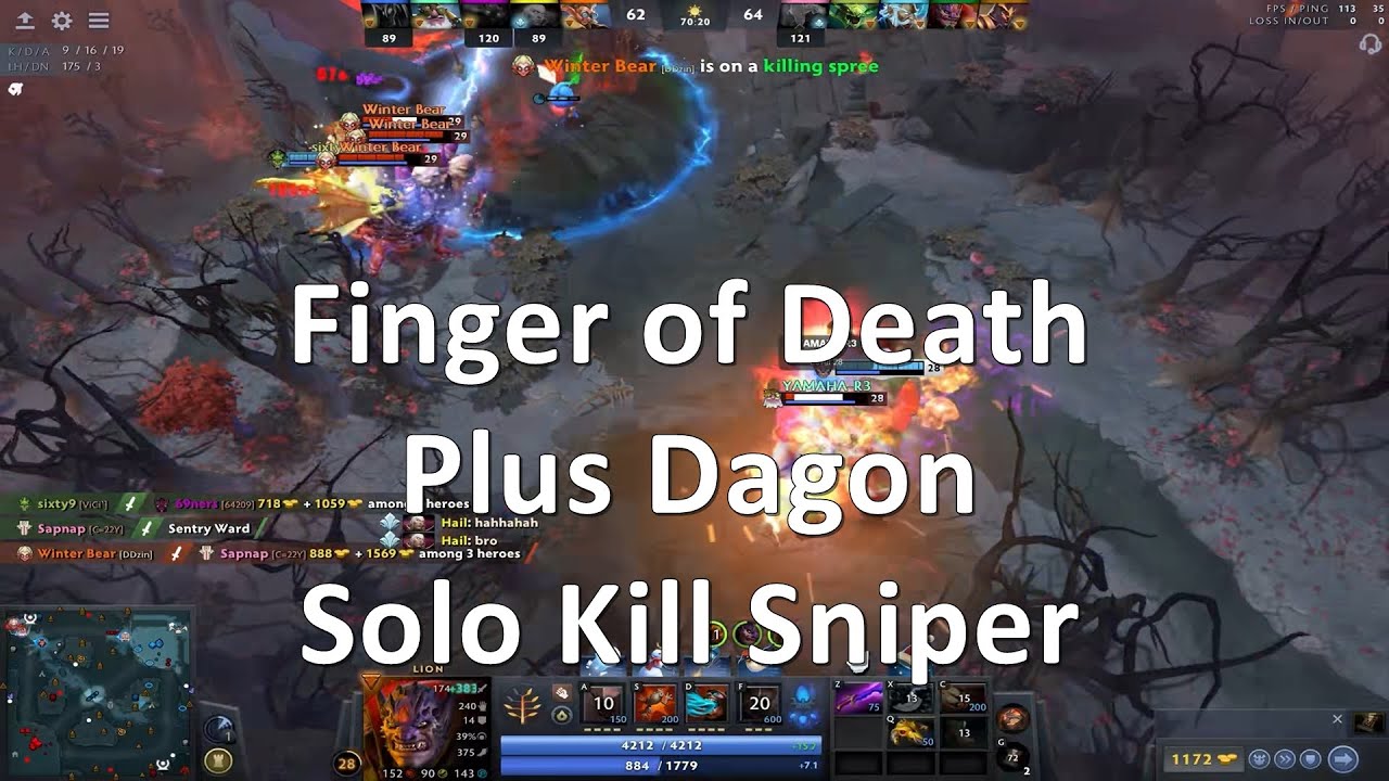Lion Dagon build, judged by noobs, 7.37e Dota 2 Gameplay - YouTube