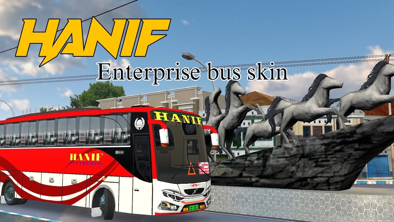 HANIF Enterprise bus skin | bus skin release | bus simulator Indonesia ...
