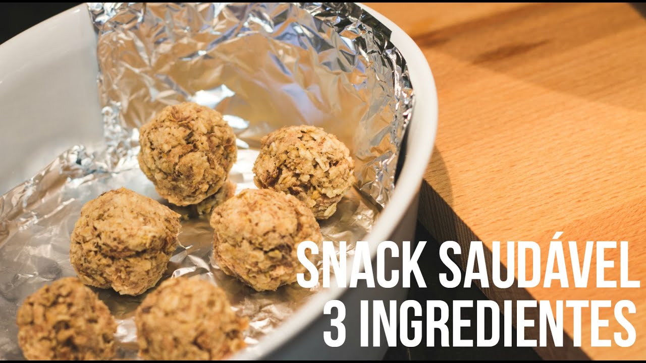 Snack Rápido e Saudável | APENAS 3 INGREDIENTES - YouTube