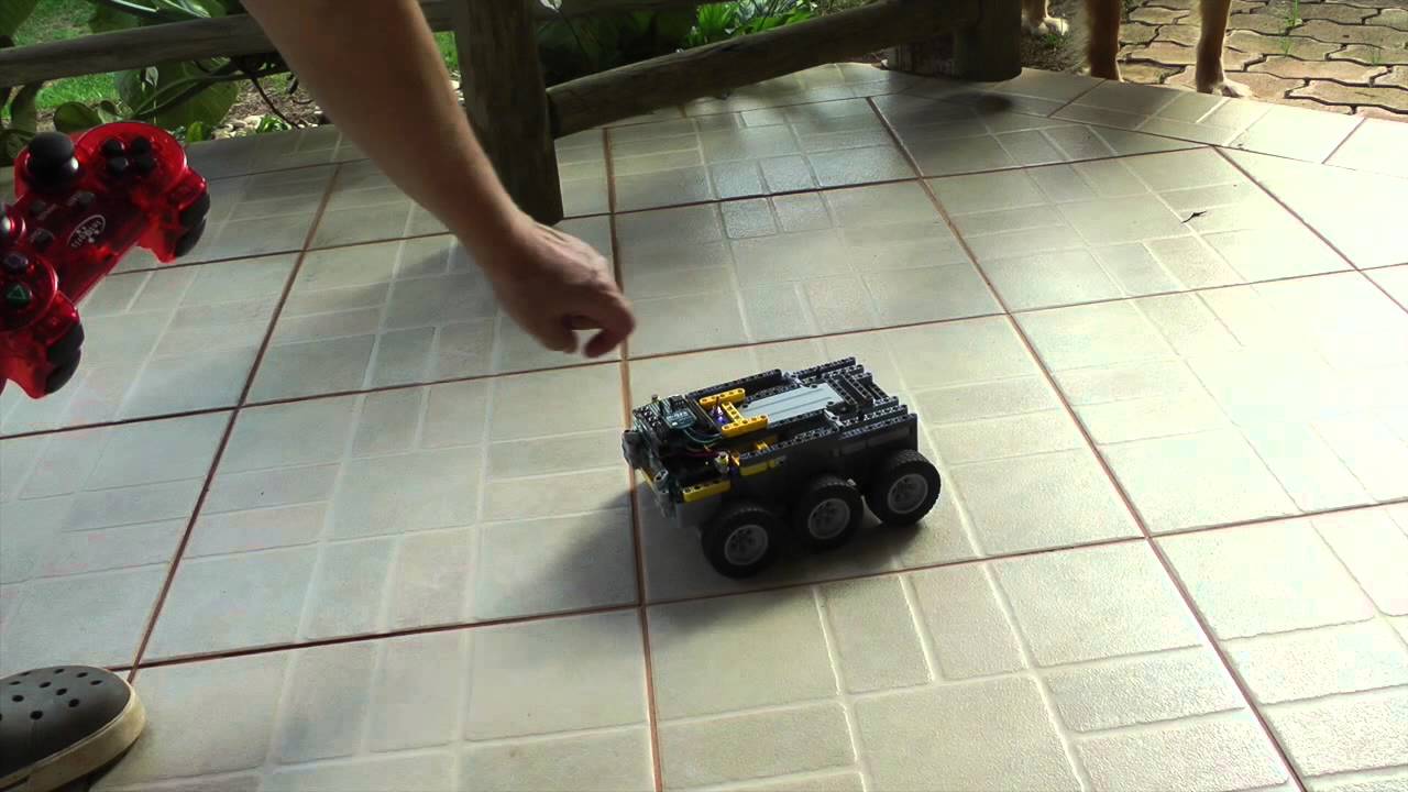 Mag-6 Arduino Explorer Robot Rover built w/ Lego Technic bricks - YouTube