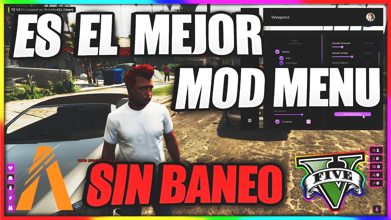 NUEVO MOD MENU | TZ PROJECT MOD MENU FiveM GTA V ONLINE | SUPER TROLL | MATA SESIONES ENTERAS ...