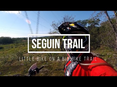 Riding the Seguin Trail in Parry Sound, ON - YouTube