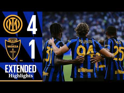 QUATTRO GOL E SPETTACOLO ALLA PRIMA DI CAMPIONATO 4️⃣😎 | INTER 4-1 MONZA | EXTENDED HIGHLIGHTS 🖤💙