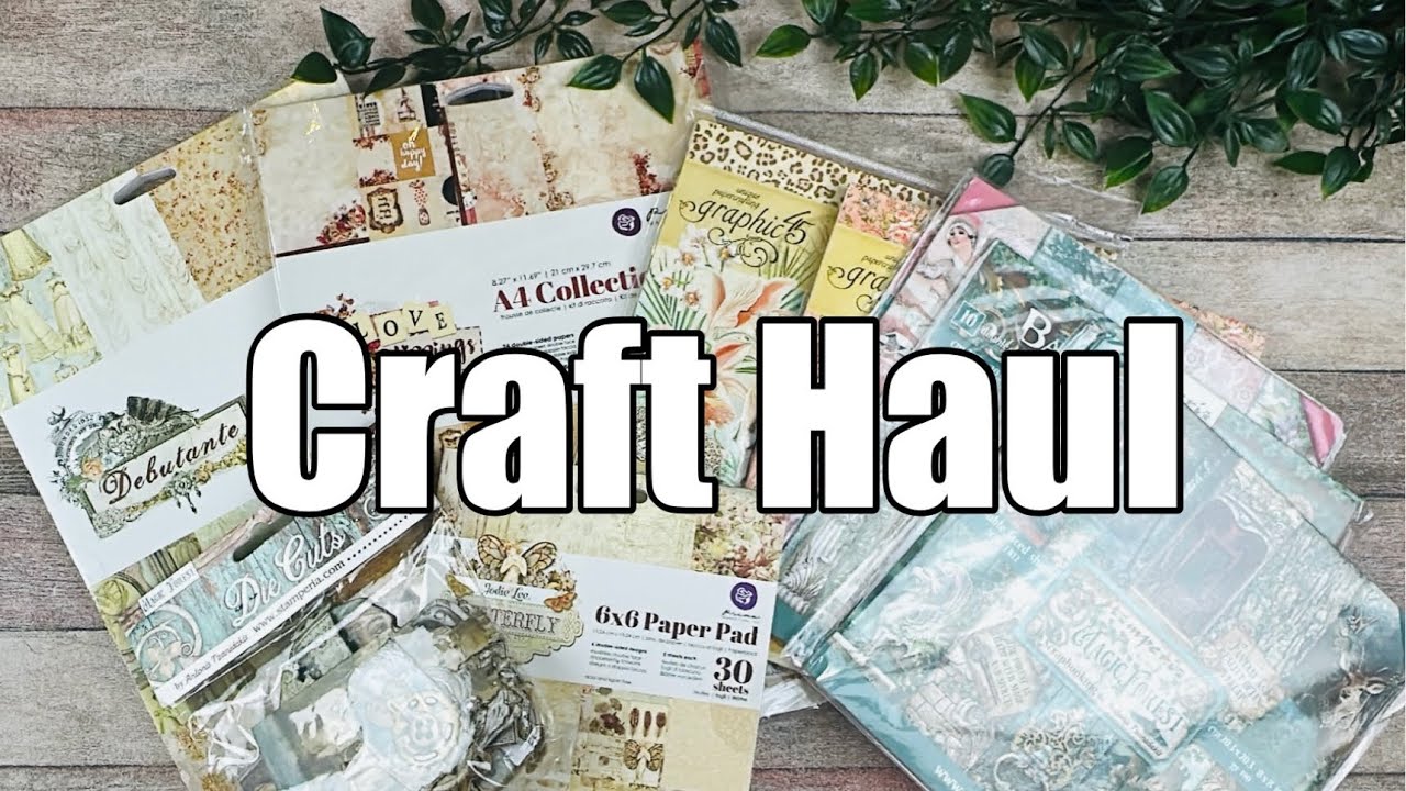 Craft Haul from Crafty City - YouTube