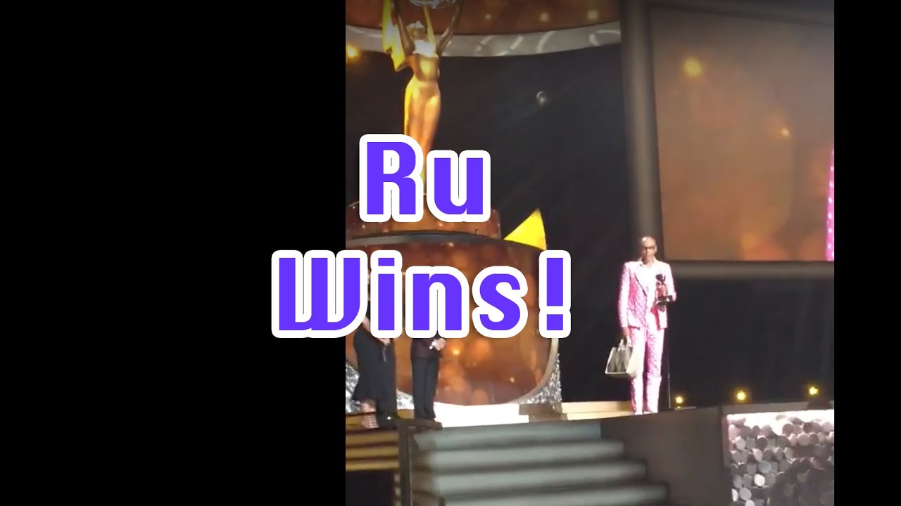 RU WINS!// RuPaul Emmy Speech/ MY VIEW! - YouTube