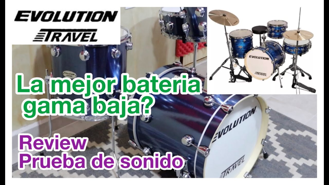 Bateria Evolution Travel (Review y Prueba De Sonido) || Alvaro Aguilar - YouTube