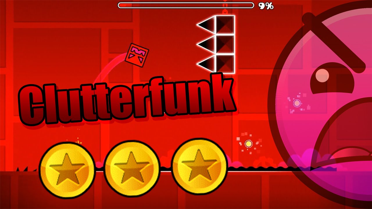 Clutterfunk (All Coins) / Geometry Dash (Alox2809) - YouTube