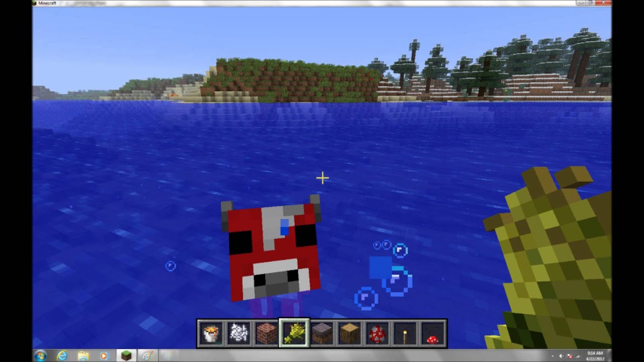 Mincraft clip life of a mooshroom - YouTube