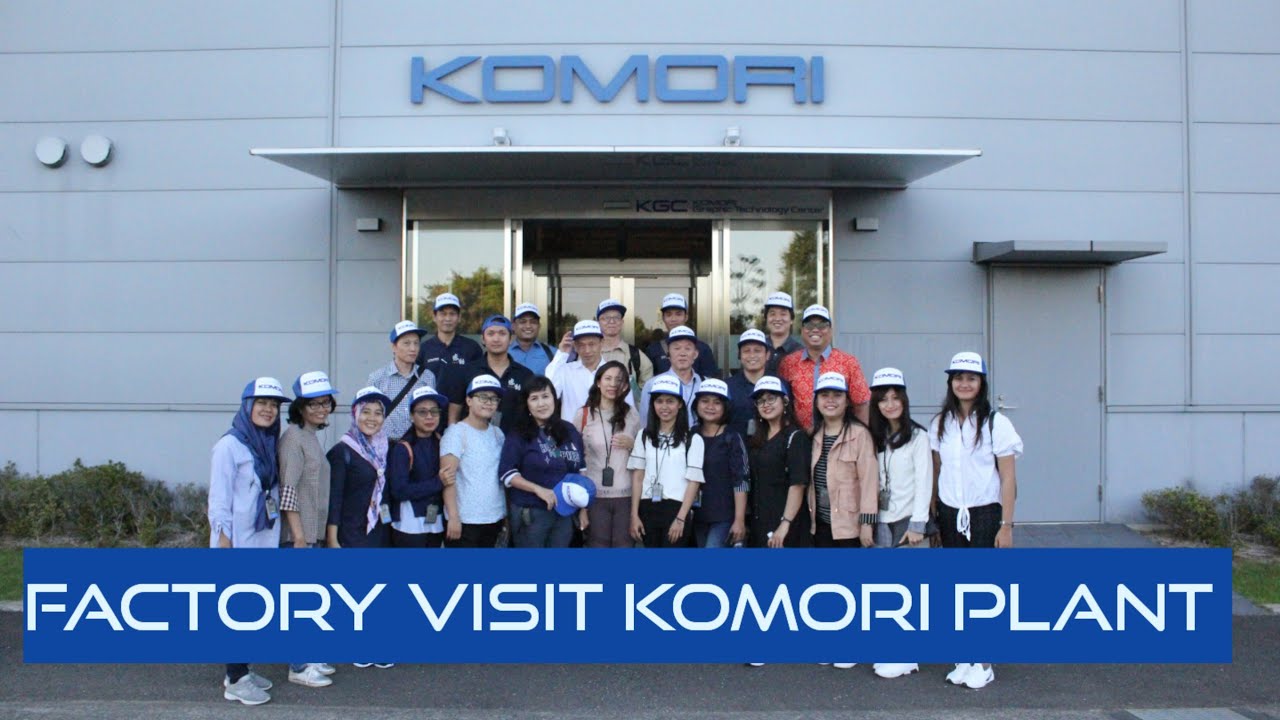 Japan Trip (3) | Factory Visit Komori Printing Machine Plant at Tsukuba ...