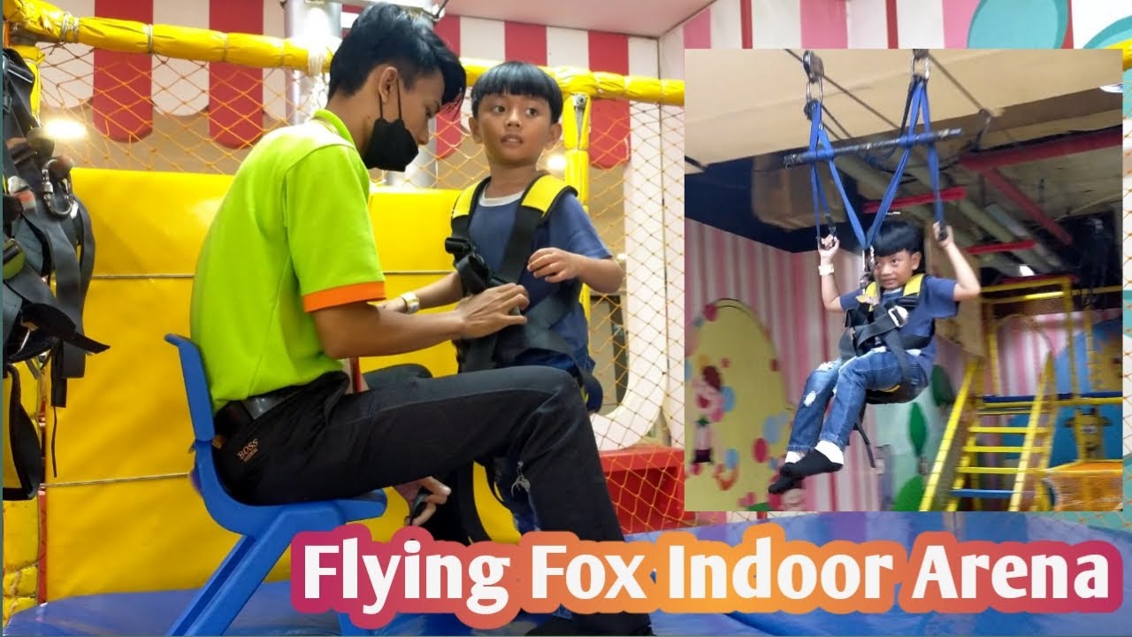 SERU-SERUAN DI PLAYGROUND | INDOOR FLYING FOX di Happy Kiddy Nagoya ...