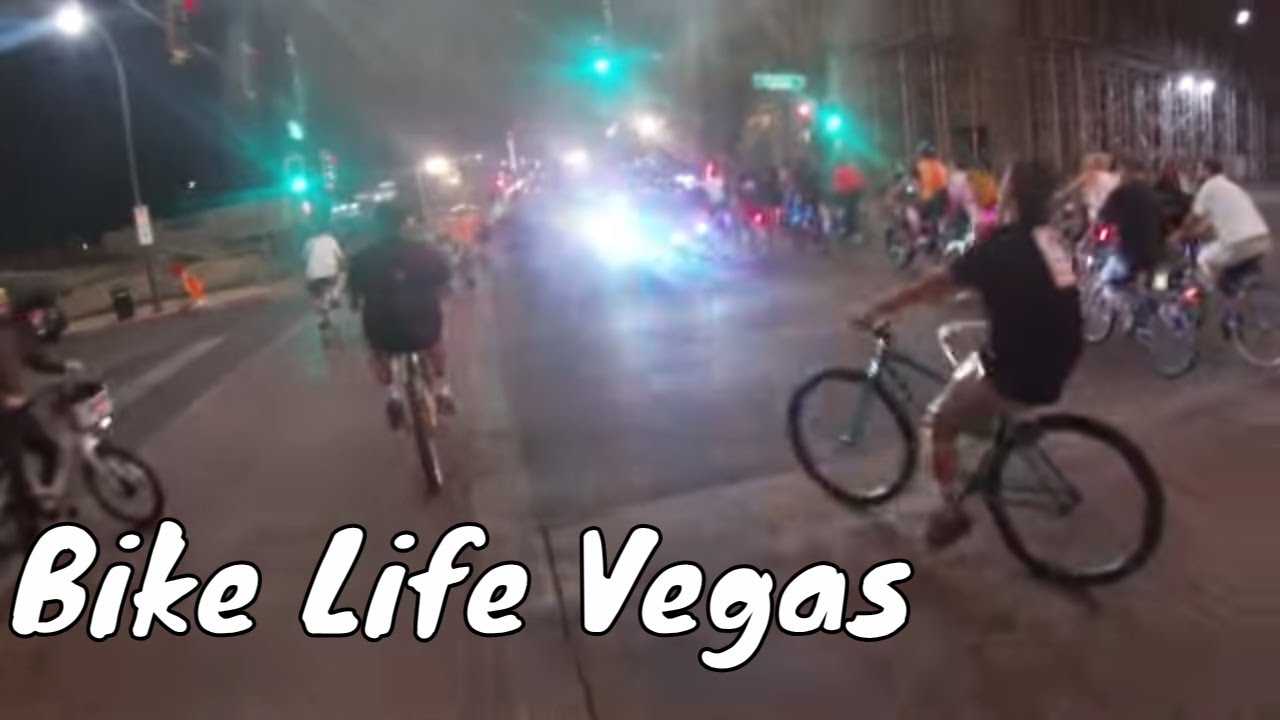 Downtown Vegas Hump Day Bike Life & ESK8 (1,000 Riders) - YouTube