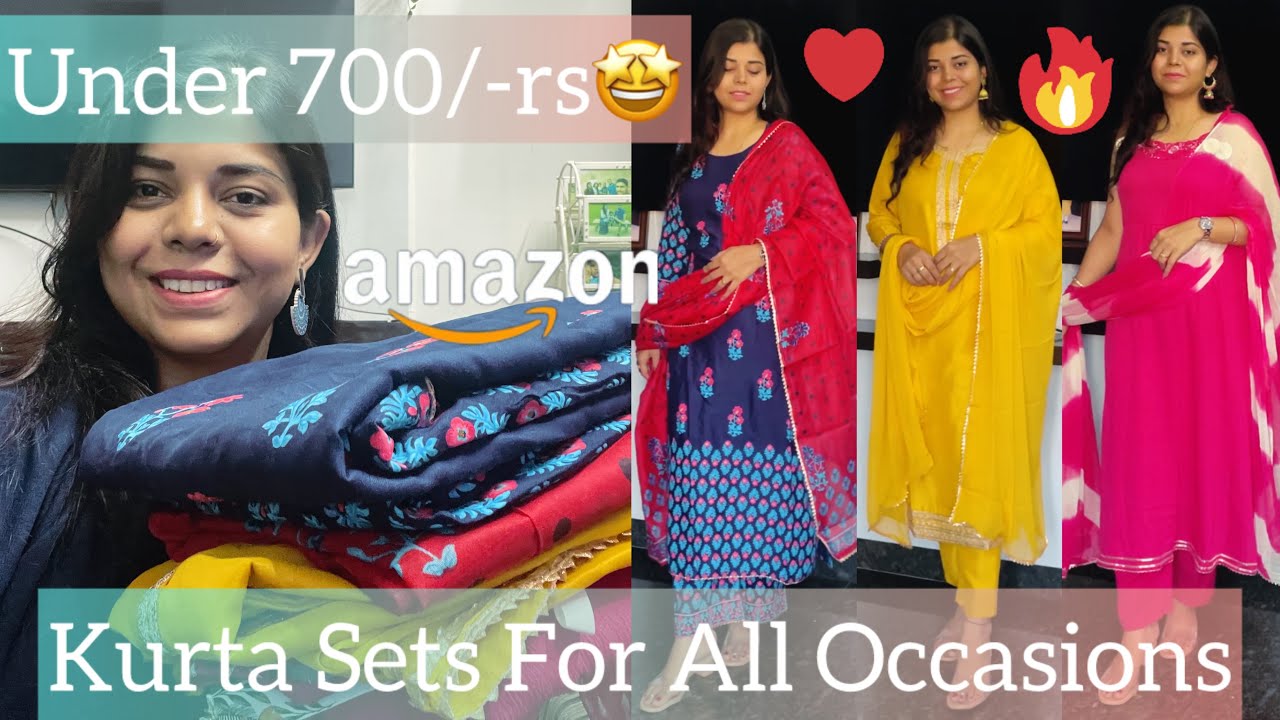 Super Affordable Kurta Sets For All Occasions | UNDER 700/-rs🤯🤑 - YouTube