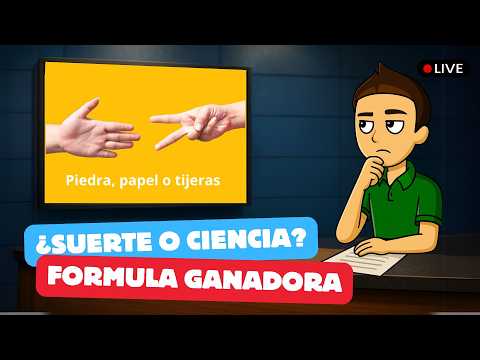 ¡El algoritmo para GANAR cada vez! - Piedra, Papel o Tijera explicado