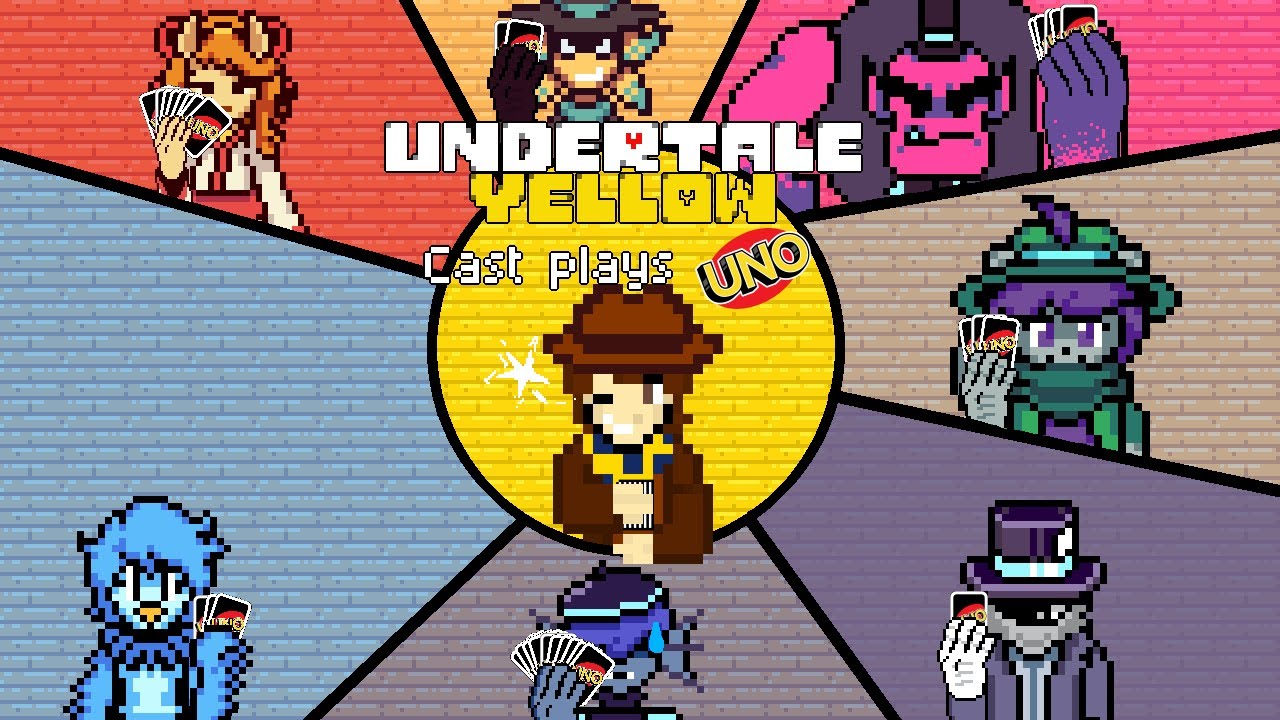 The Wild East Plays Uno! | Undertale Yellow sprite animation - YouTube