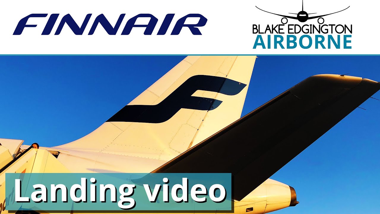 Finnair A319 landing video - YouTube