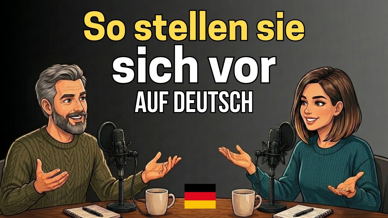 How to Introduce Yourself in German 🇩🇪 | Speak Like a Native (Easy ...