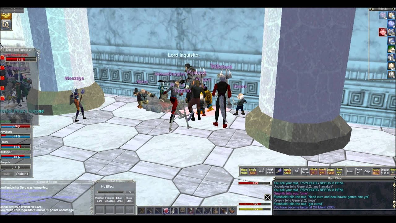 Everquest Lord Inquisitor Seru Raid - YouTube