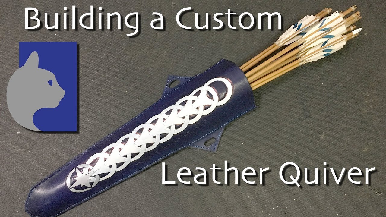 Custom Leather Archery Quiver - YouTube