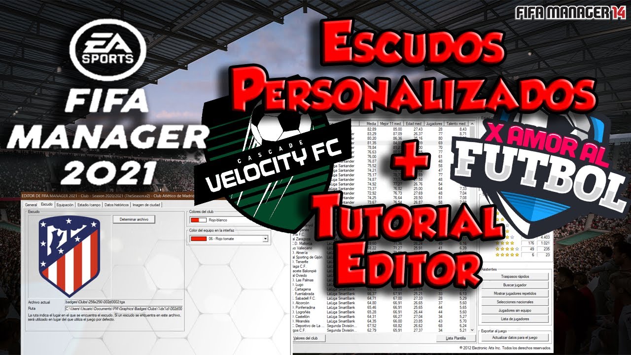 FIFA MANAGER 14 | Tutorial del Editor y Escudos Personalizados ...