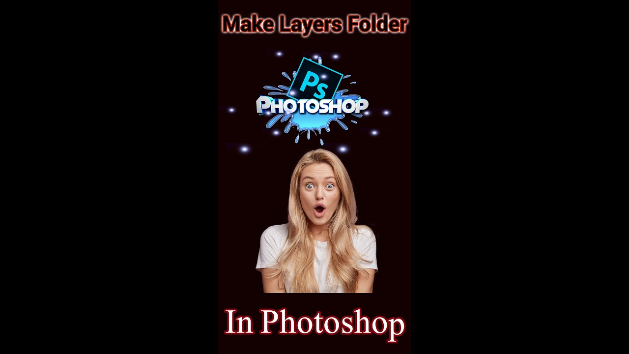 how to make folder of Layers in Photoshop | Mubarak Tech - YouTube
