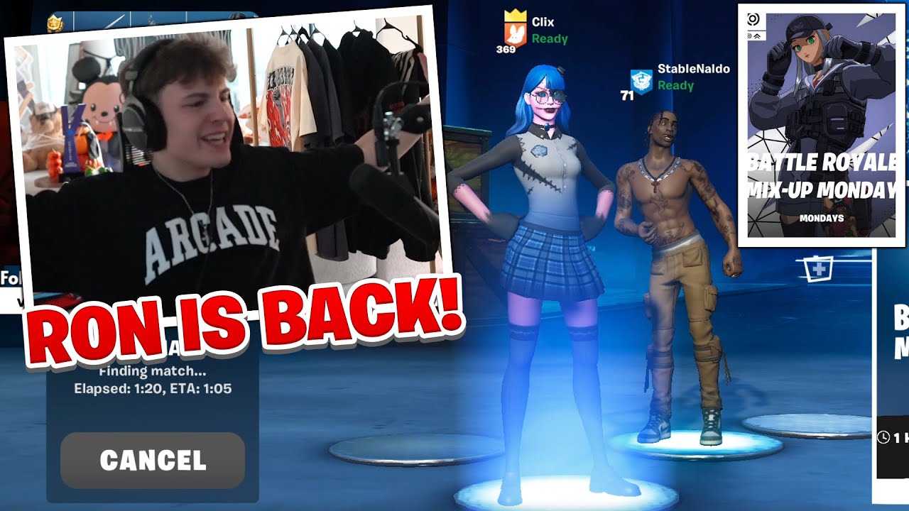 Clix & Stable Ronaldo Mix-Up Monday🏆 - YouTube