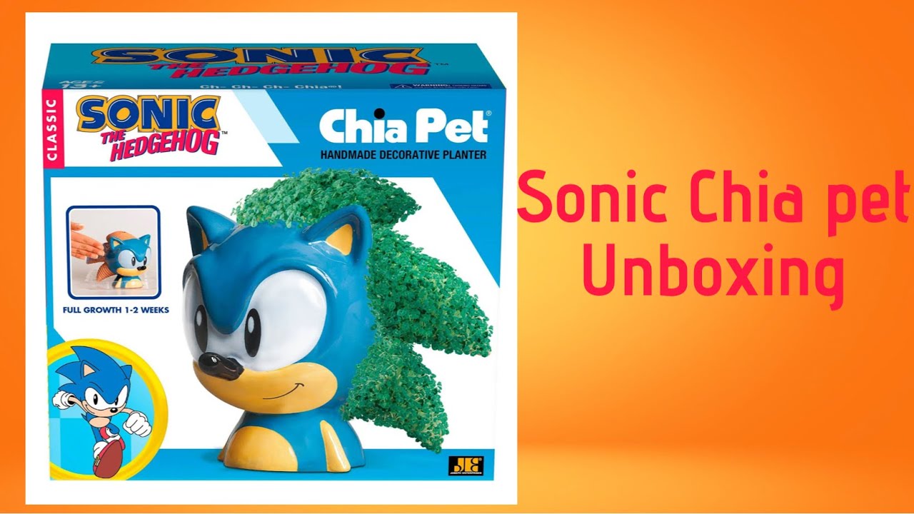 Sonic Chia pet Unboxing - YouTube