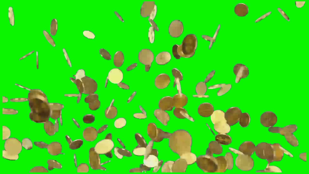 coin green screen - YouTube