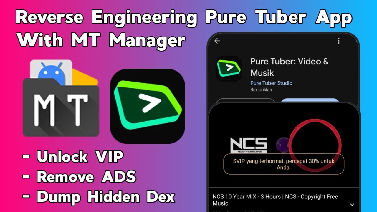 Reverse Engineering Pure Tuber App With MT Manager - YouTube