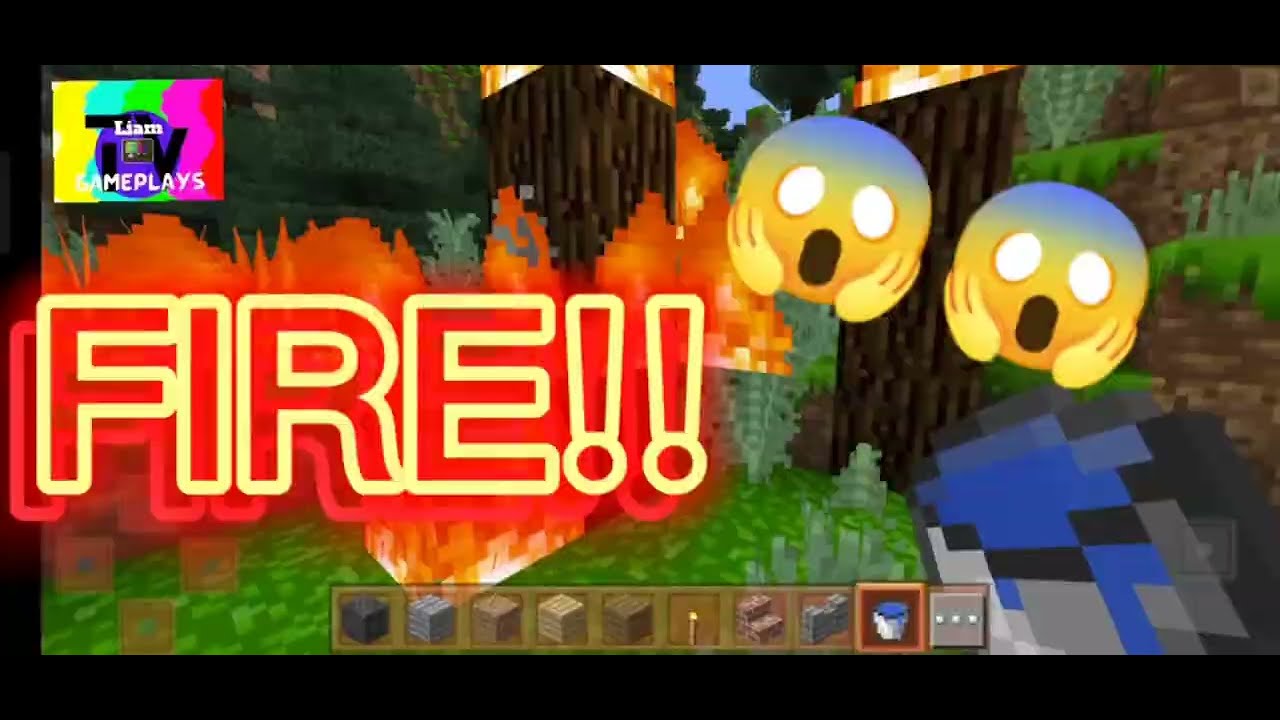 Minecraft | Forest Fire | Spawning Mobs - YouTube