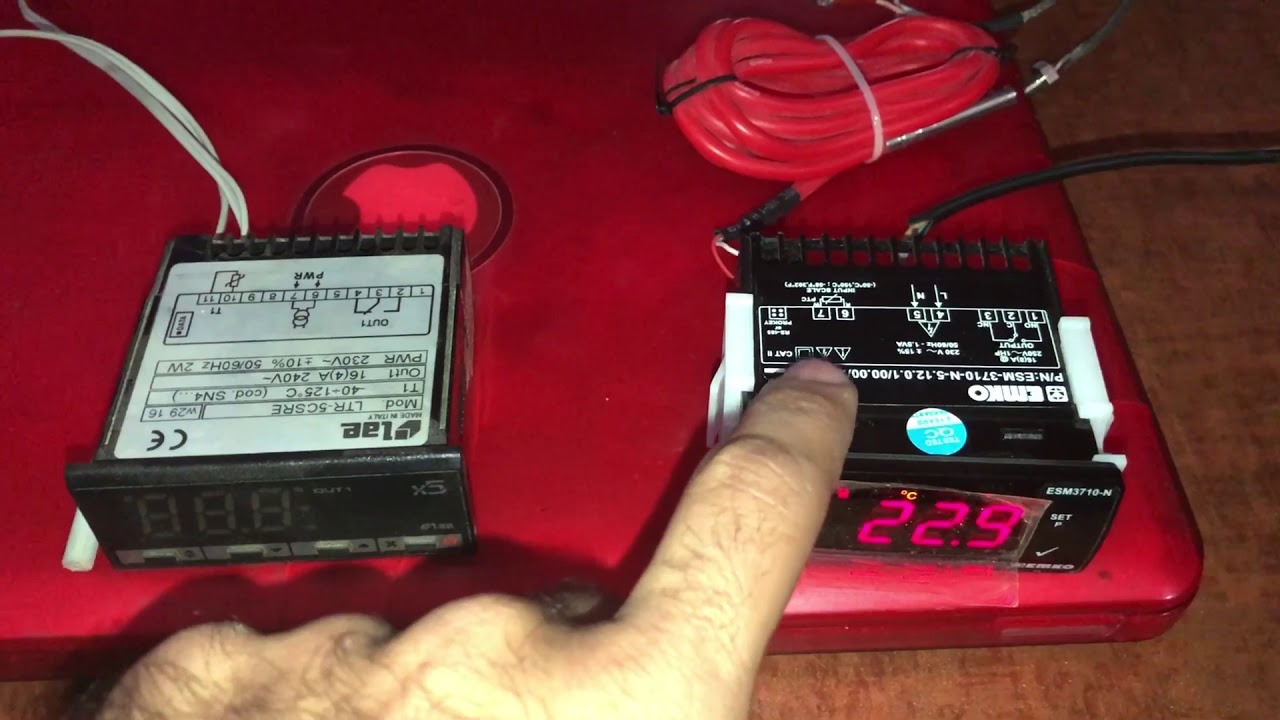 Comparison between ESM3710 and LAE X5 heat control - YouTube