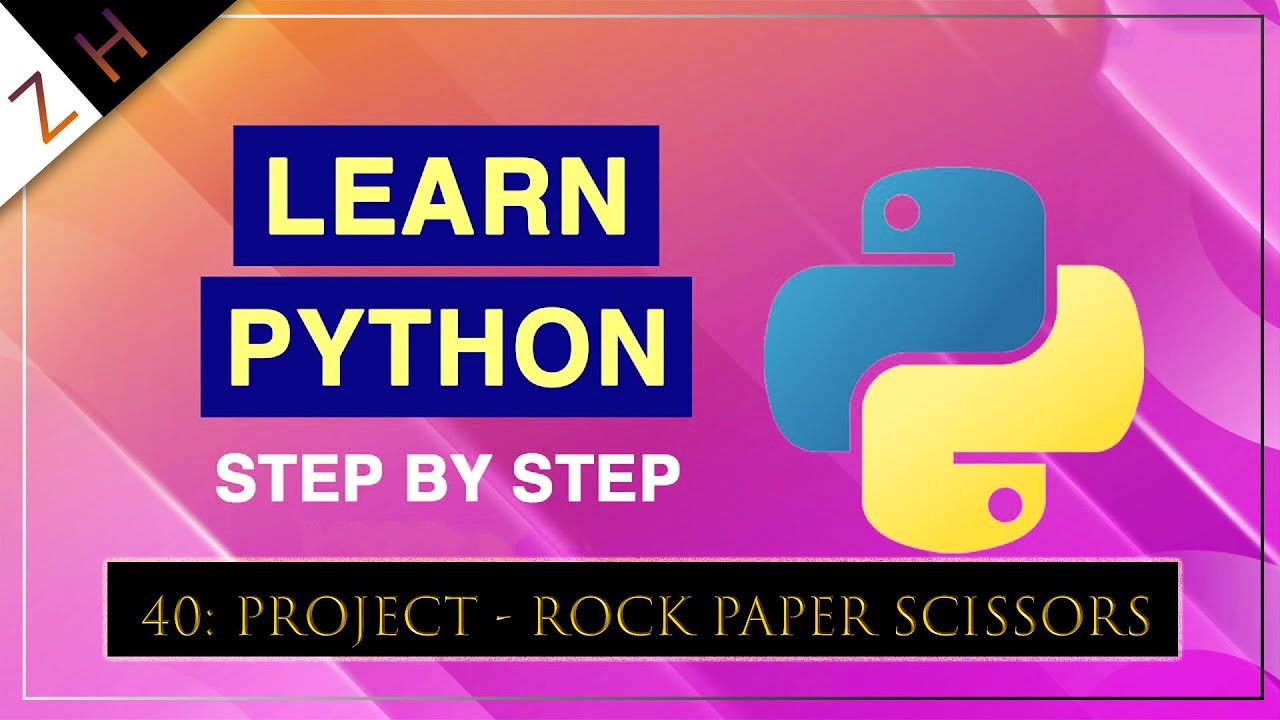 40- Project Rock Paper Scissors: Learn Python From Zero to Master Object Oriented Programming ...