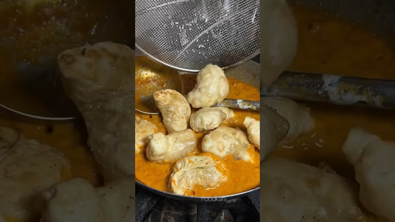 Butter Chicken Momos from The Momo Company Subash Nagar Delhi 😍 # ...