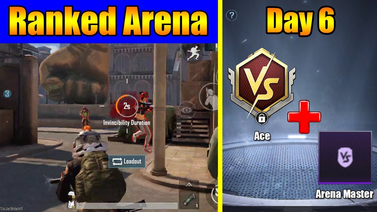PUBG Mobile Ranked Arena | How To Get Arena Master Title Easily - 6th ...
