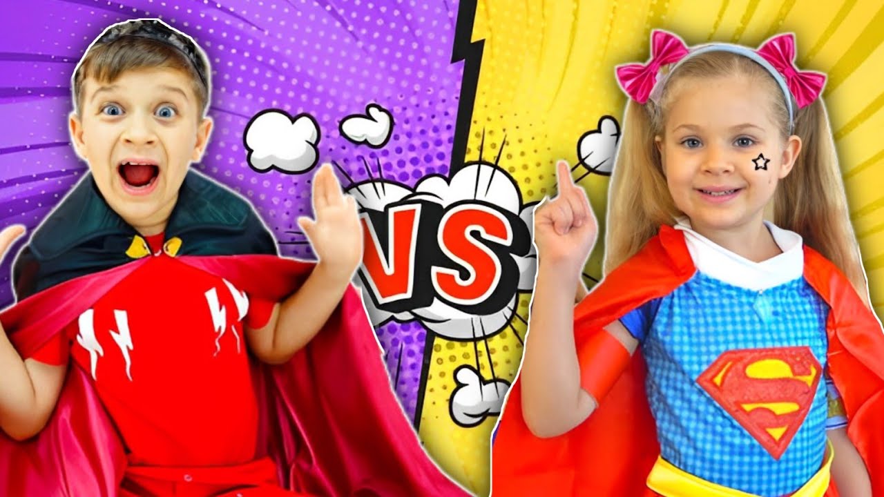 Diana Vs Roma || Diana and roma || kids diana show || kids roma show ...