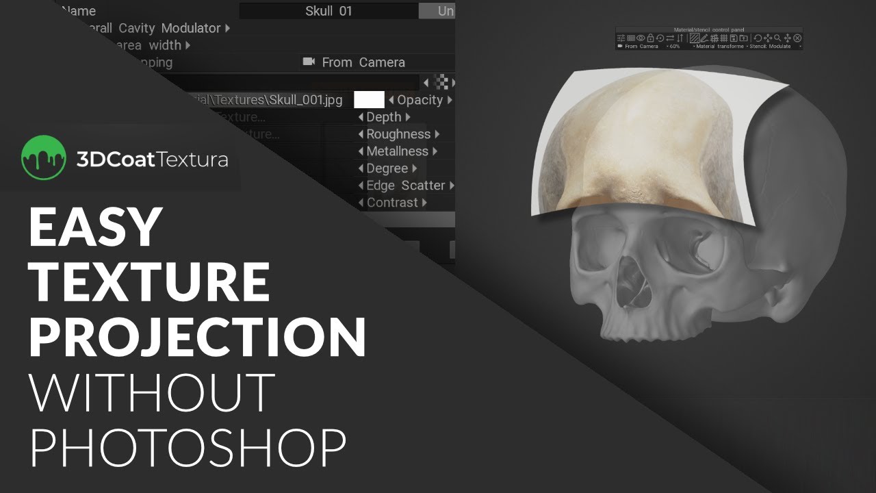 3DCoat Textura - Texture Projection without Photoshop - YouTube