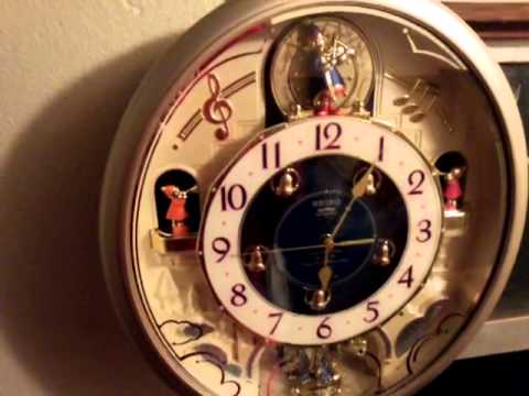 セイコーウェーブシンフォニーRE555S からくり時計 - YouTube