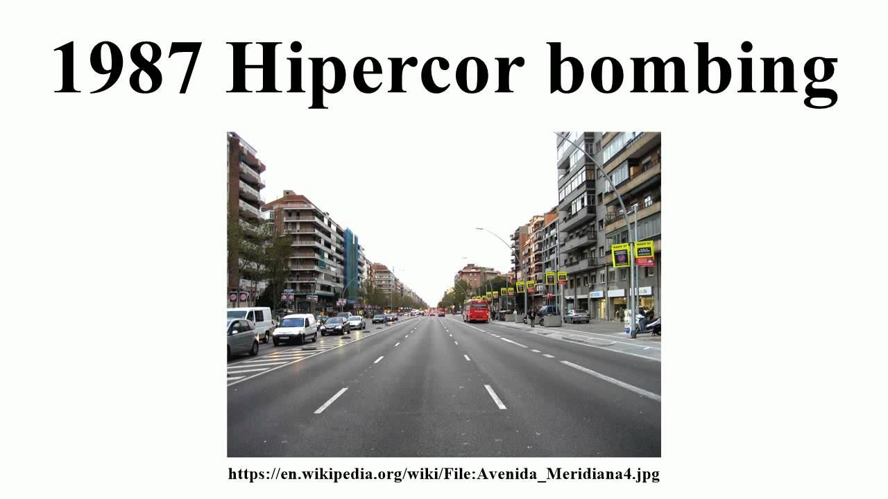 1987 Hipercor bombing - YouTube