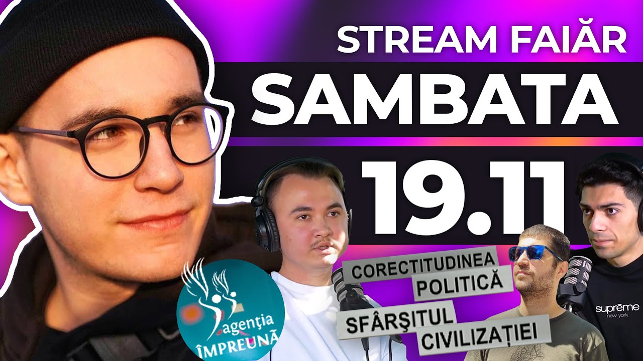 STREAM CARITABIL, JUSTIȚIARUL, CRISTI HOPE, CORECTITUDINE POLITICĂ ...