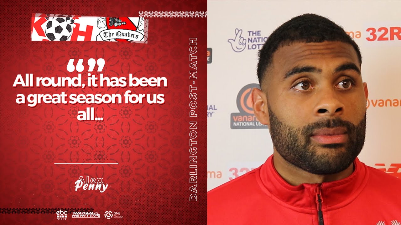 Alex Penny 07/05/22: Words from Harriers Supporters' Player of the ...
