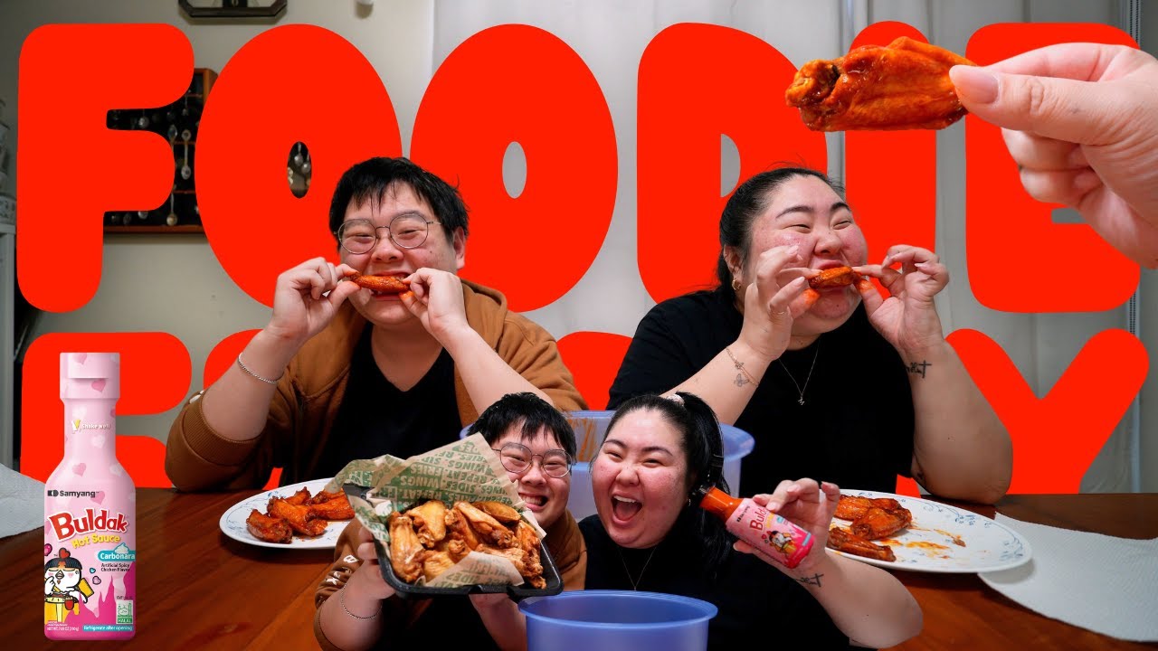 SPICY *Carbo Fire* WING CHALLENGE W/ BROTHER // Who is going to win ...