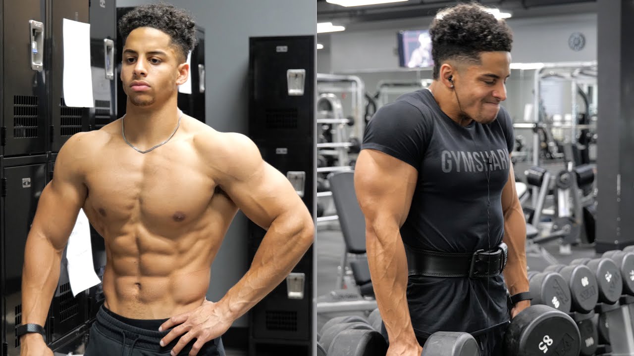 BIG UPPER BODY WORKOUT Week 2 On A Bulk - YouTube