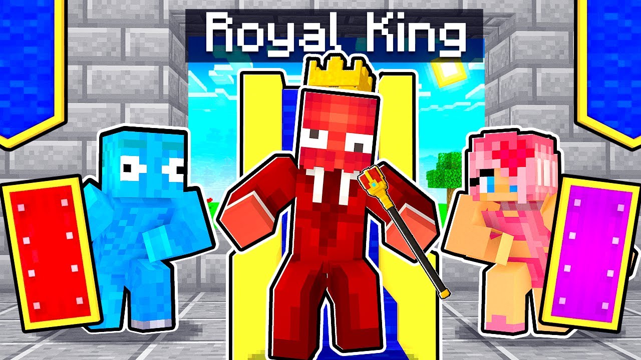 Playing As A ROYAL KING in Minecraft! - YouTube