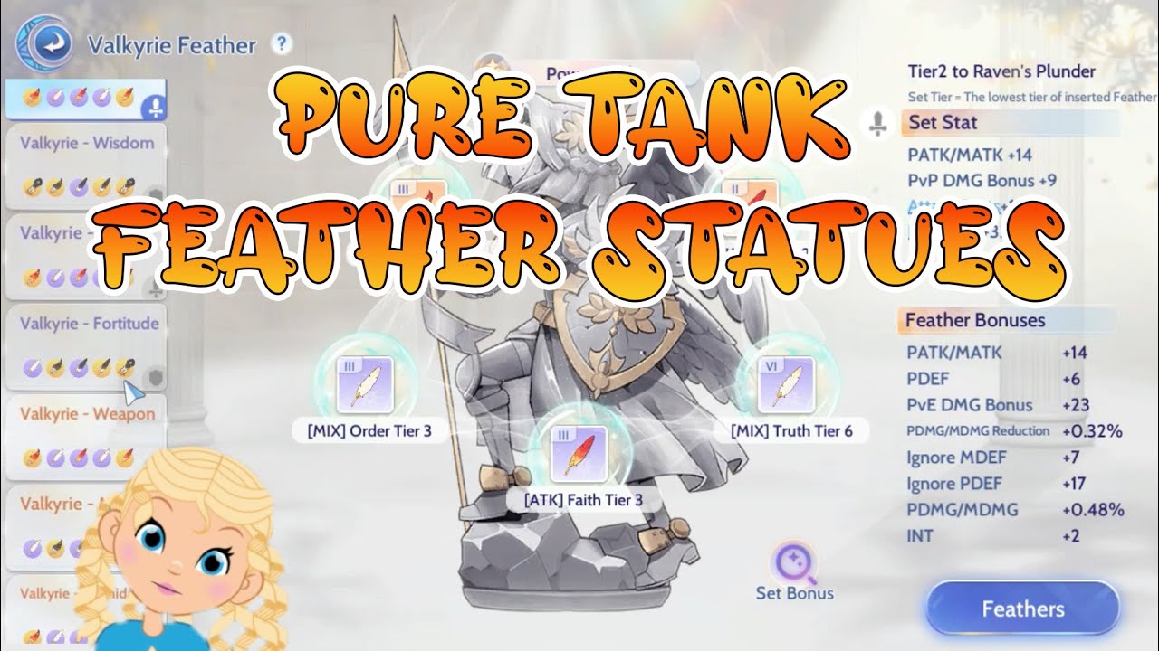 Pure Tank Valkyrie Feather: Ragnarok Origin Global - YouTube