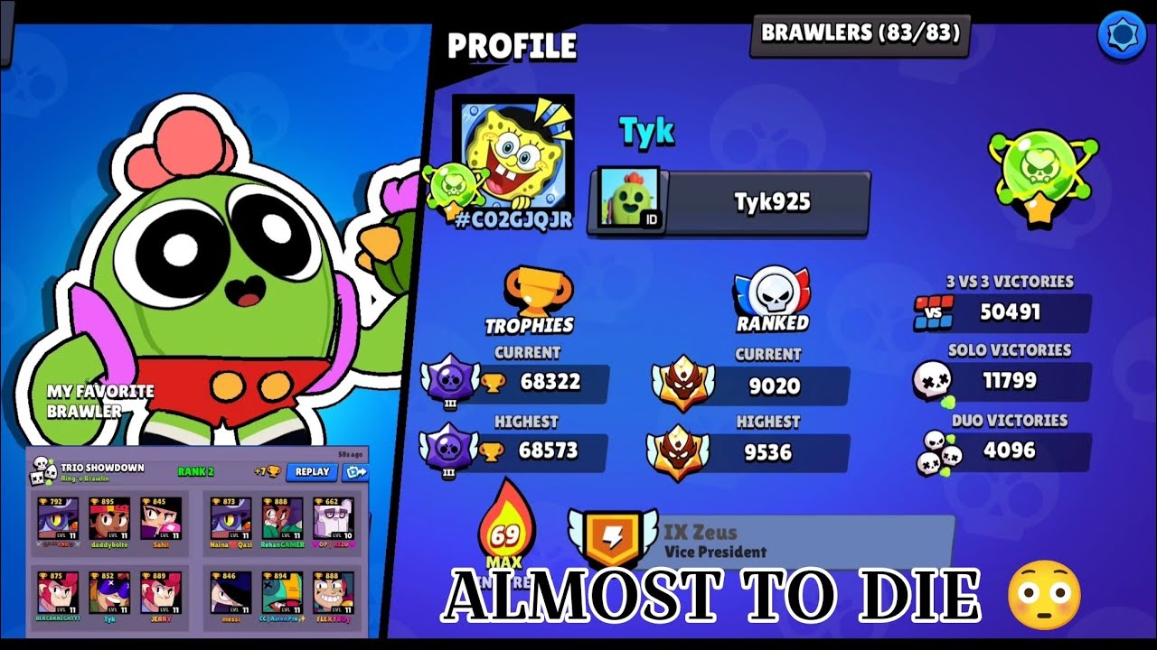 Alien Fame Player In My Lobby 馃槑 In Brawl Stars Youtube
