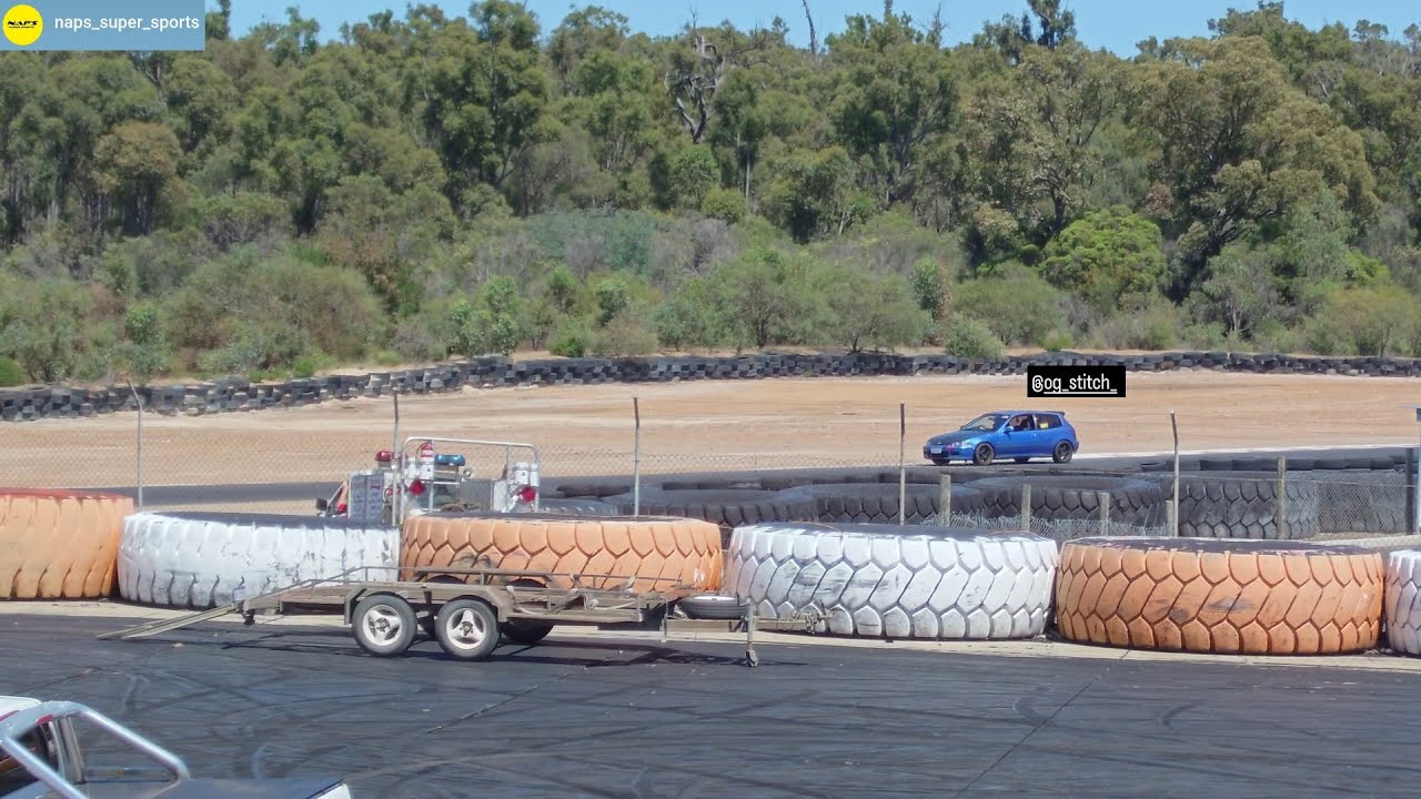 Lauren's B16 Civic Hot Lap at Collie Motorplex Short Track for Speed ...