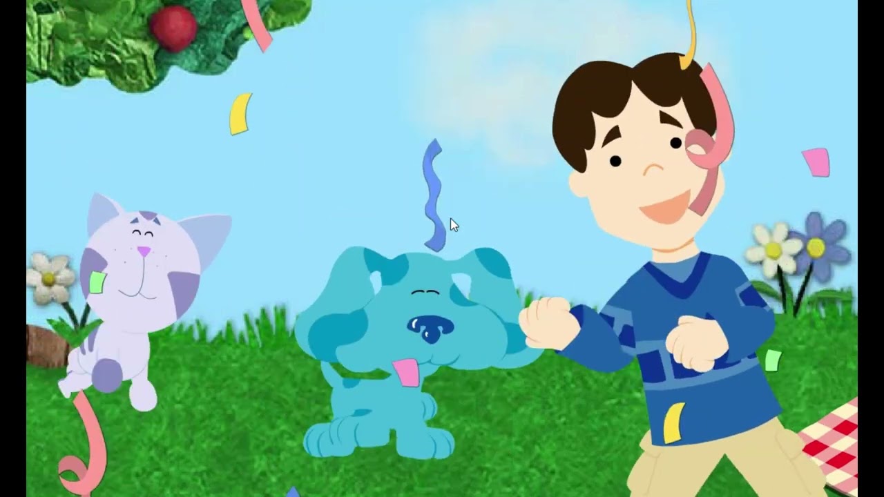 Let's Play Blues Clues Blue's Matching Game - YouTube