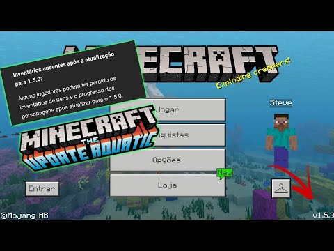 Saiu Nova atualização Minecraft pe 1.5.3.0 Sem erro de licença/ Mcpe 1. ...
