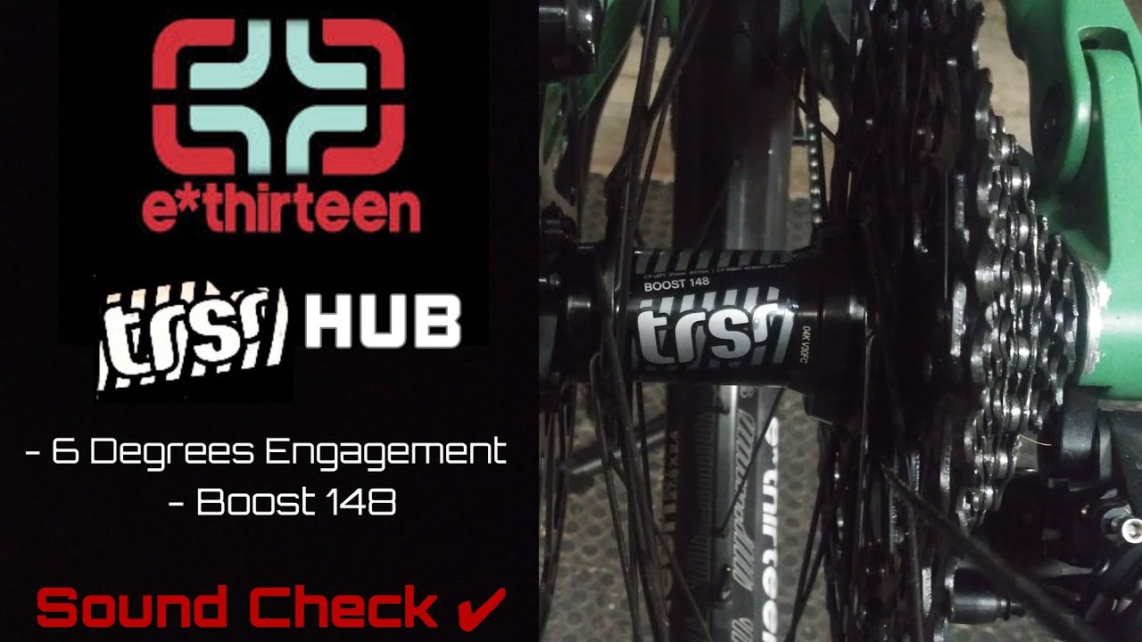 e*Thirteen TRS Race Mountain Bike Hub Sound Check - YouTube