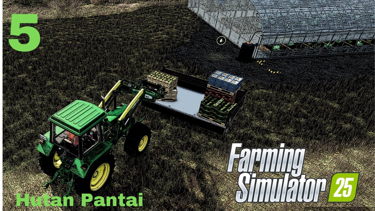 FARM SIM 25 | CONTRACTOR TO COW FARMER | HUTAN PANTAI | EP5 | TIMELASPE ...