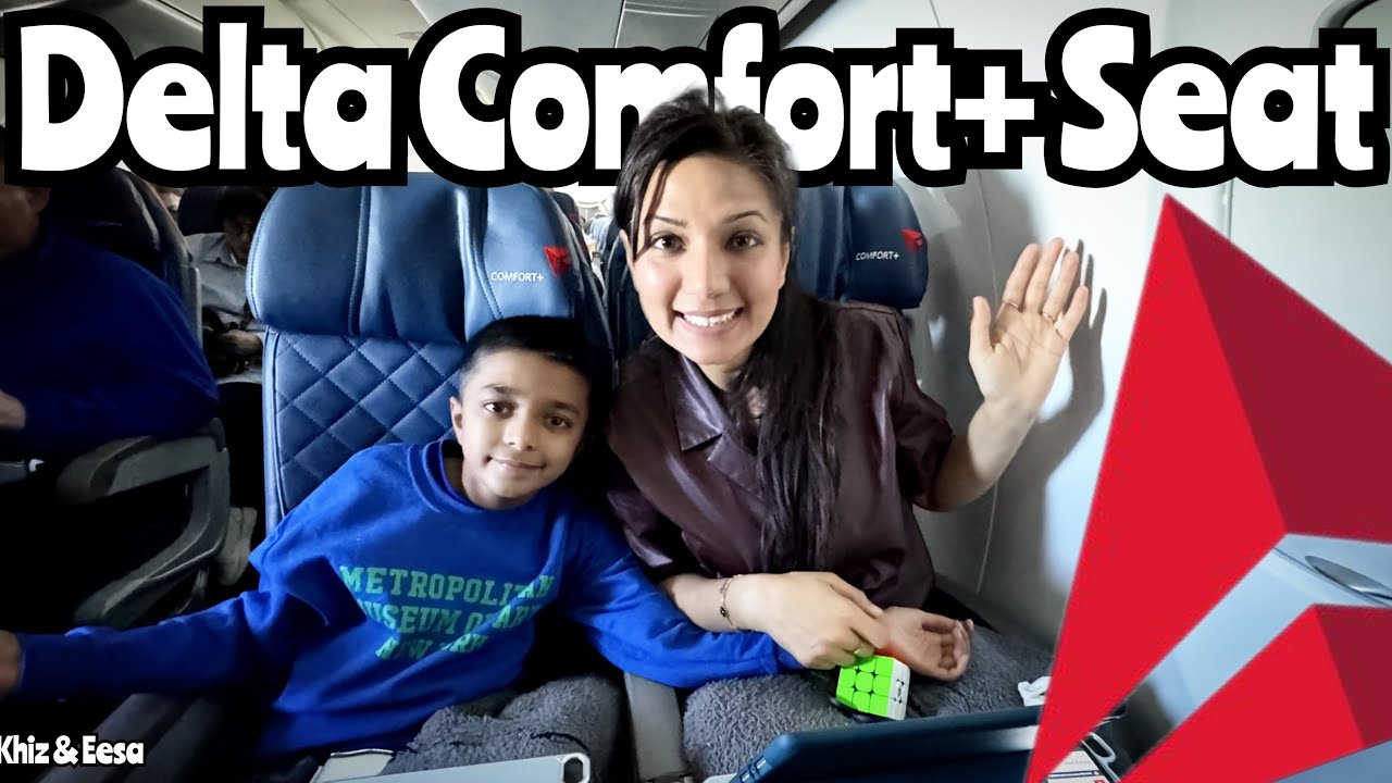 Delta Comfort+ Experience on Bombardier CRJ900 - New York JFK to Kansas ...